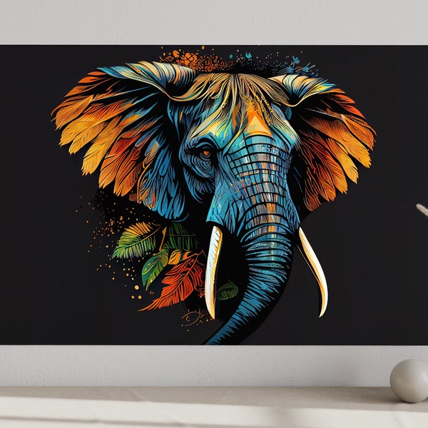 Elephant Wall Art - Etsy