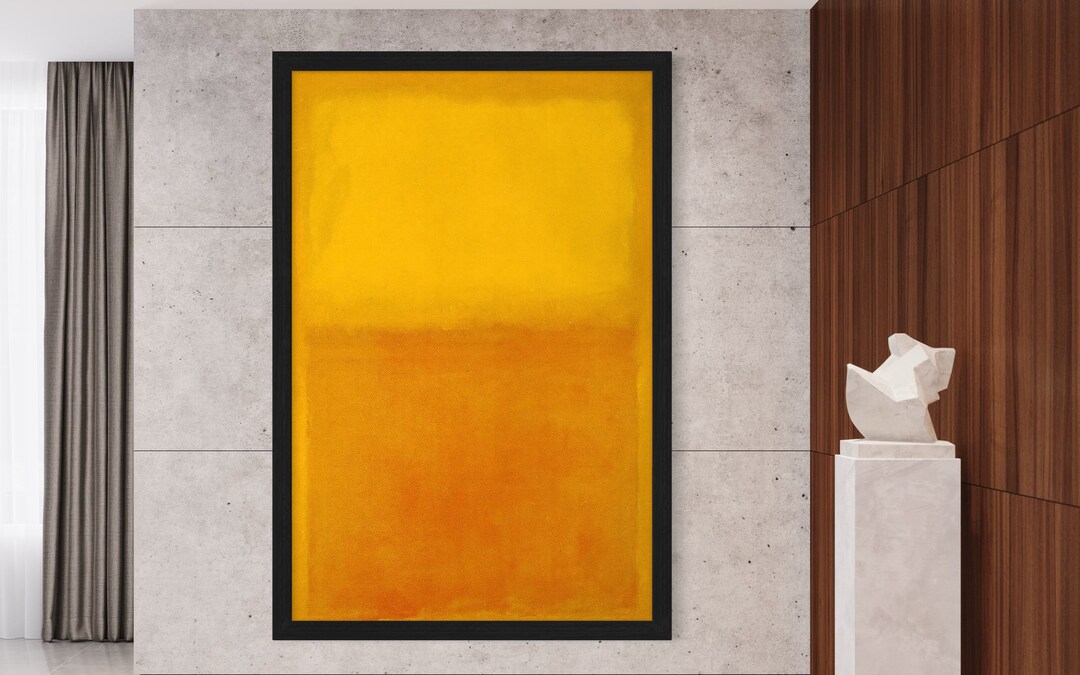Mark Rothko Frame Canvas/poster Art Reproduction Rothko - Etsy