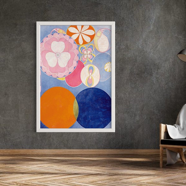 Hilma Af Klint the Ten Largest No.2 Modern Abstract Canvas - Etsy