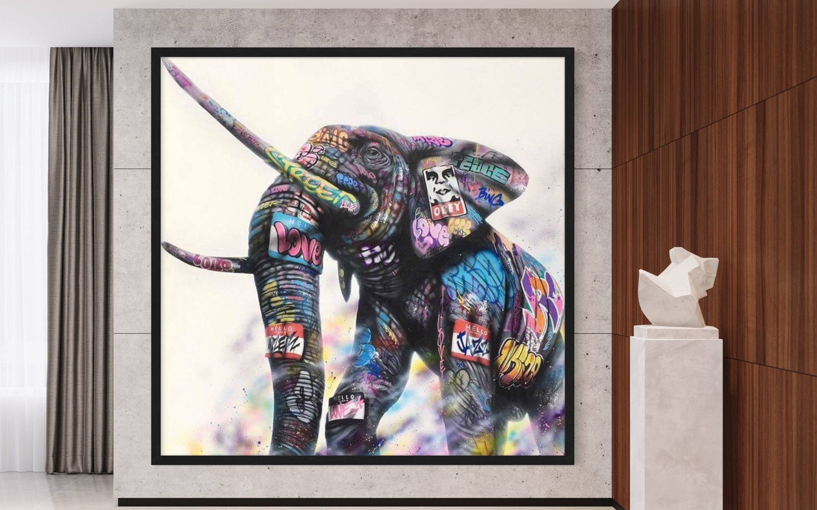 Obey Art Elephant