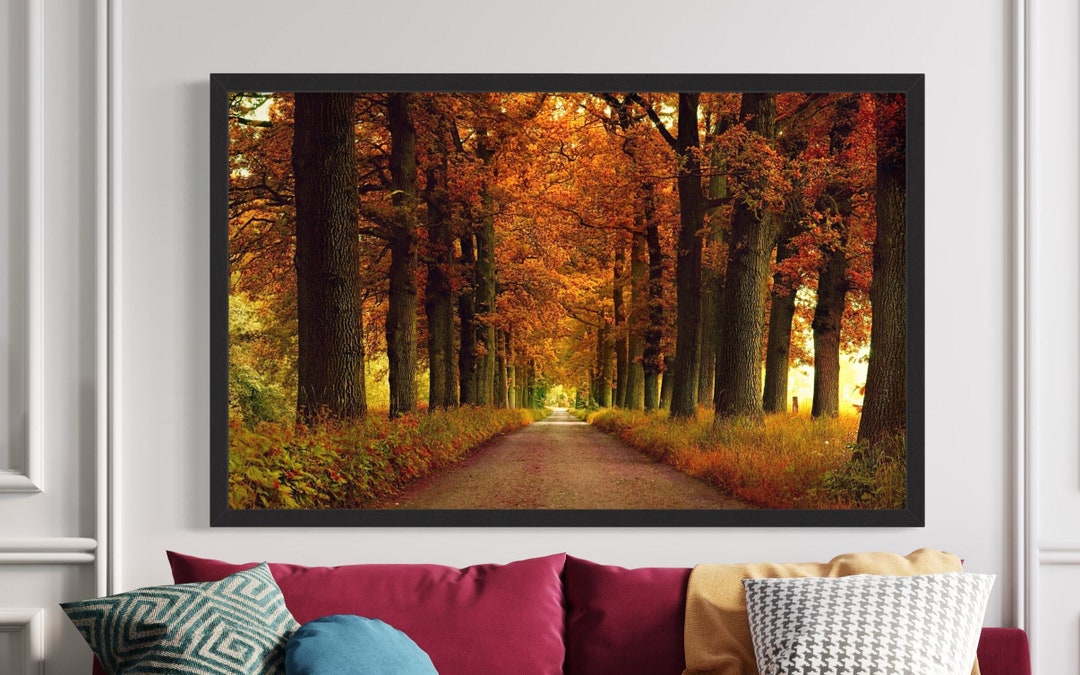 Autumn Season Canvas Wall Art Design Landscape Canvas Wall Art Ready to ...