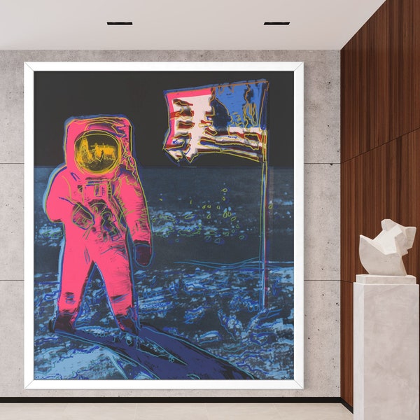 Andy Warhol Moonwalk Digital Print - Etsy