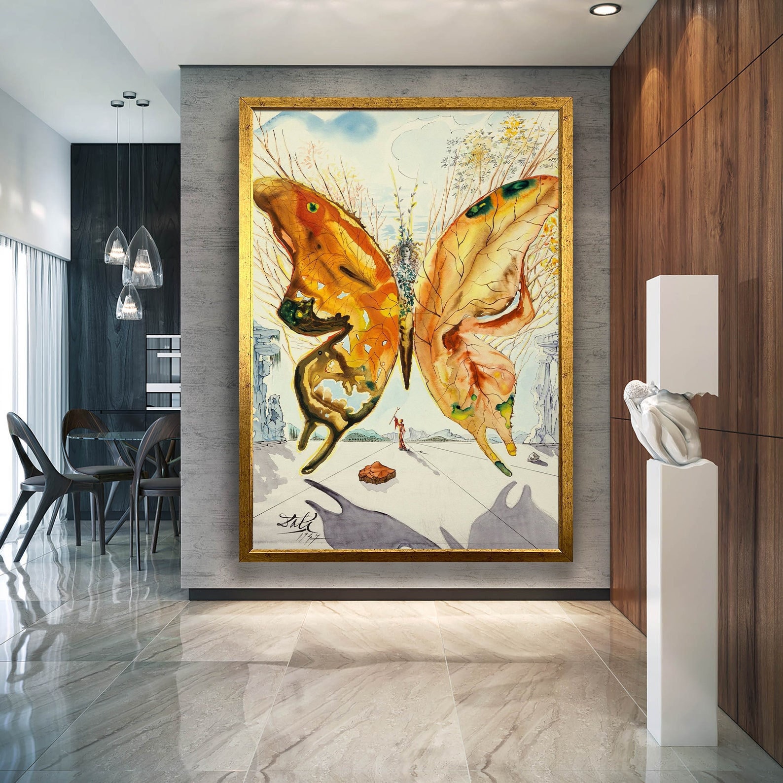 Salvador Dali Surrealism Butterfly