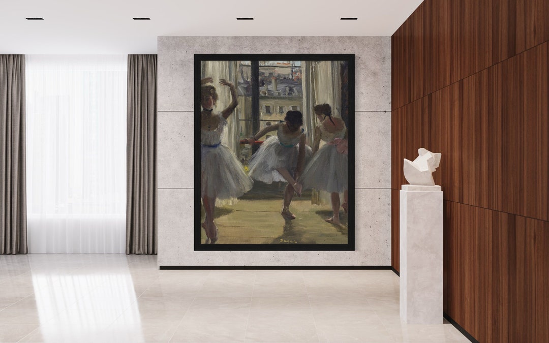 Edgar Degas Ballerinas Canvas Wall Art Print Degas Exhibition - Etsy