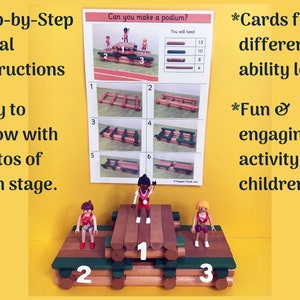Lincoln Logs Challenge Cards: STEM Building Activity (PDF) - Etsy
