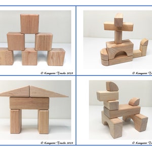 Wooden Block Building Challenge Cards for Kindergarten Children (SET 1 ...