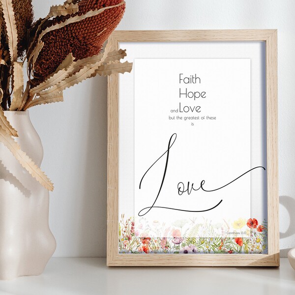 The Greatest is Love - Etsy