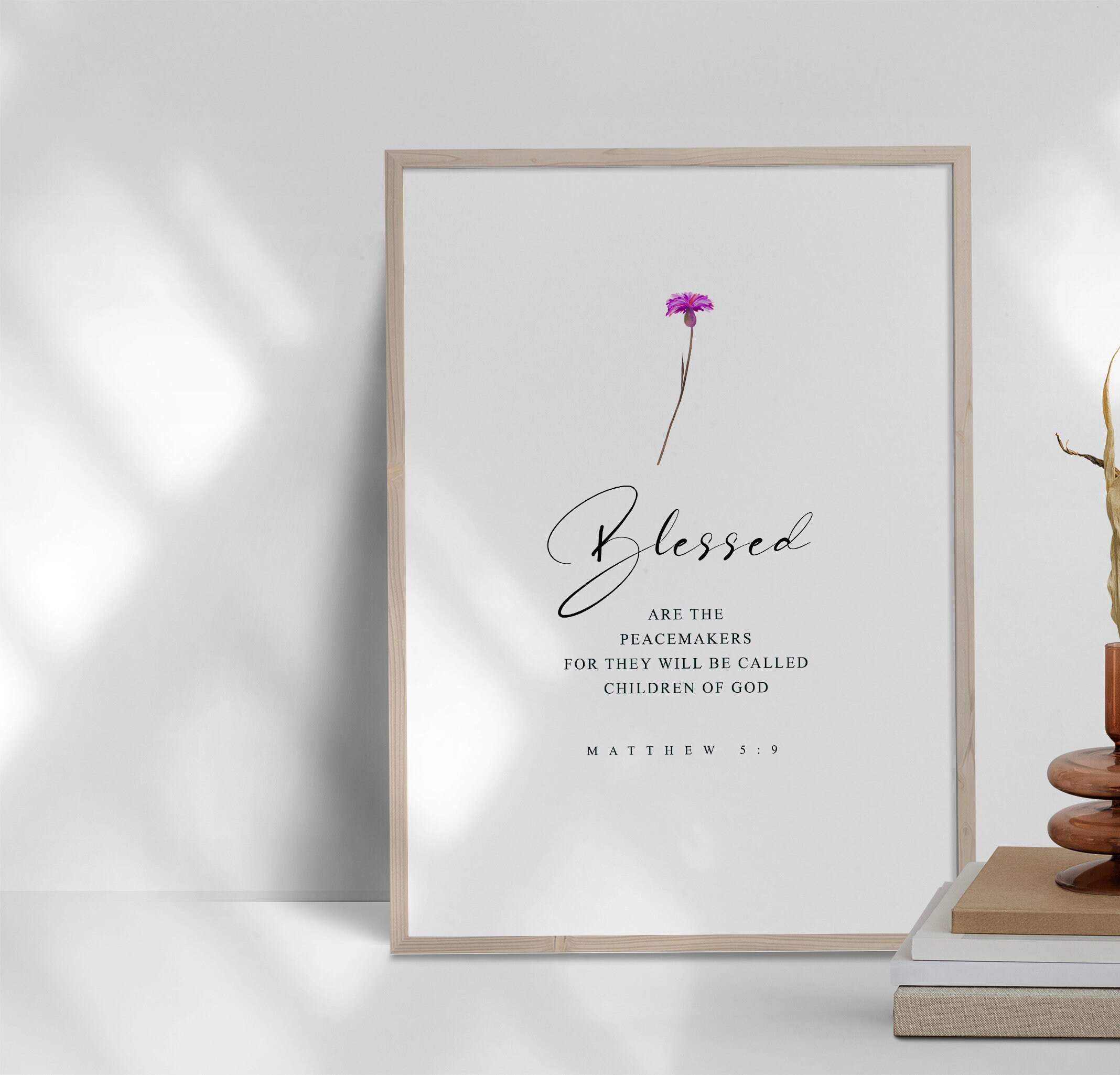 Set of 8 Blessings by Jesus From the Sermon on the Mount - Etsy