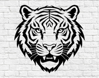 Tigers Svg, Tiger Svg, Tigers Mascot Svg, Cricut Silhouette Files, Tigers Png, Tigers School ...