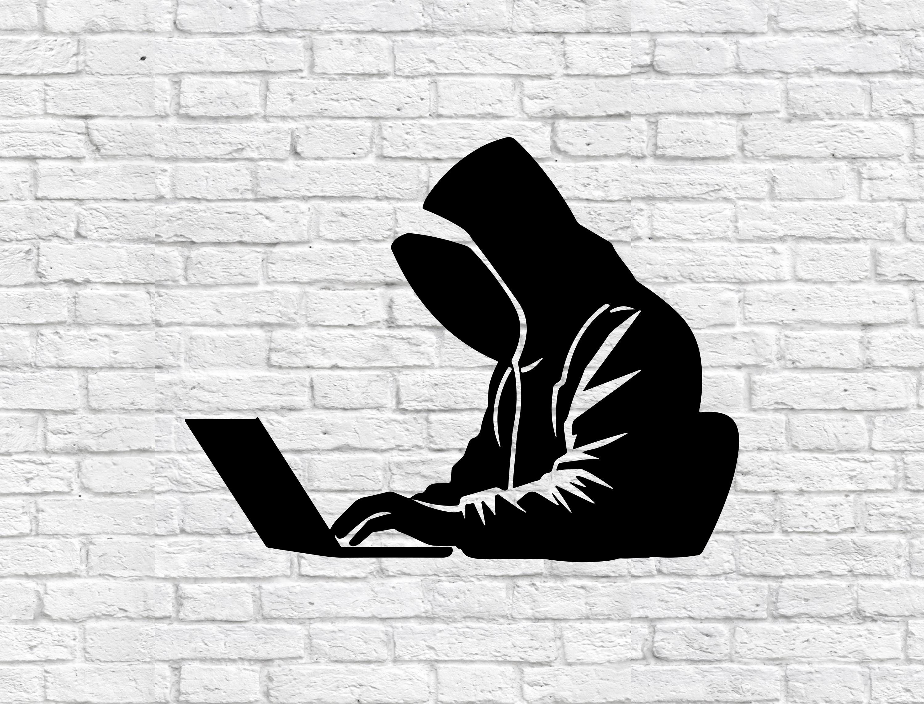 Hacker Svg, Tiger Svg, Hacker Mascot Svg, Cricut Silhouette Files, Png ...