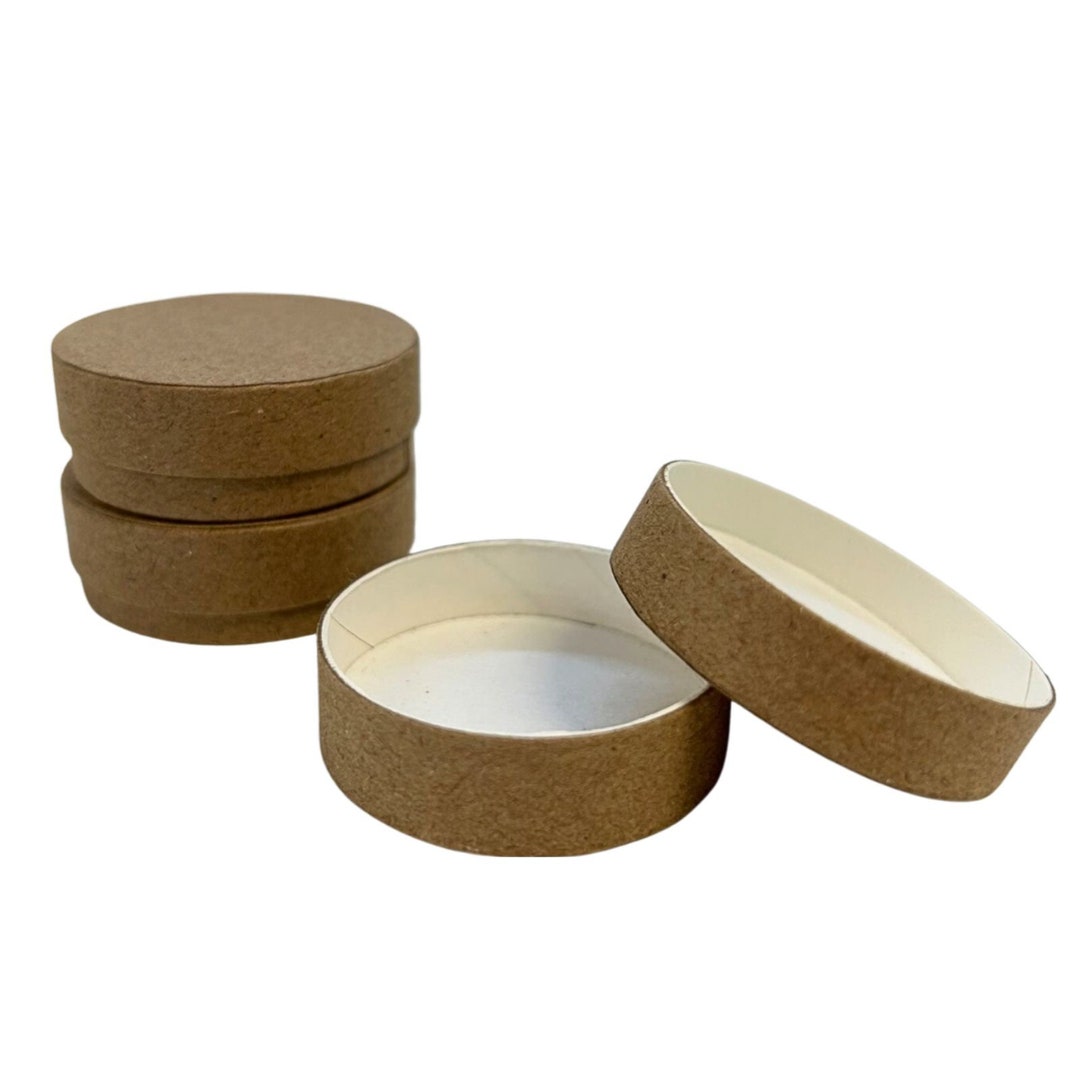 Nutley's 8.5ml Shallow Kraft Lip Balm Pot - Etsy