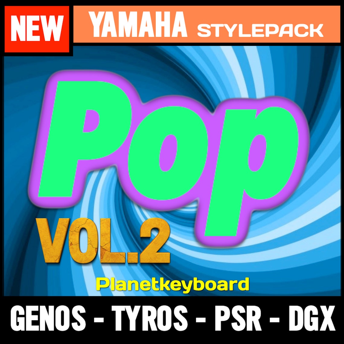 Styles for Yamaha Genos Tyros PSR-SX - Pop V2 - Essential Pop Styles ...