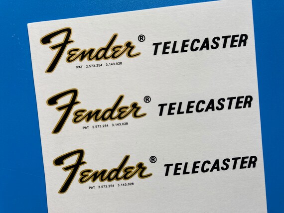 Perfect Gold Telecaster Decals Waterslide for Your Restoration - Etsy UK