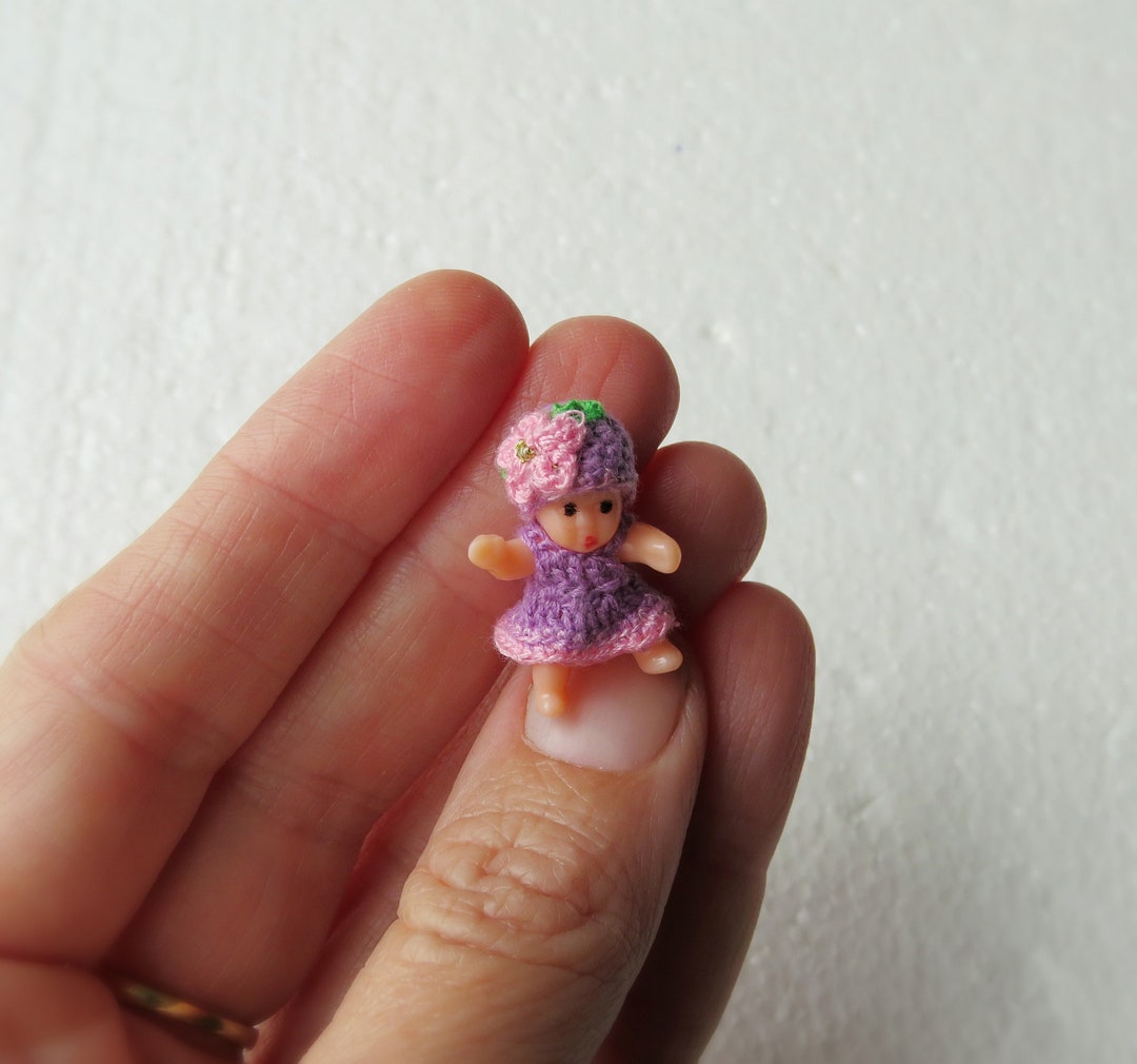 Dolls House Small Baby Doll Miniature Baby Doll 1 Inch Doll Micro Baby ...