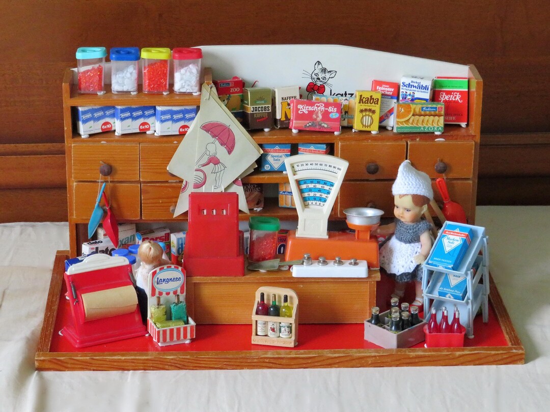Antique Grocery Store Rare Shop for Doll From the 1960s. - Etsy