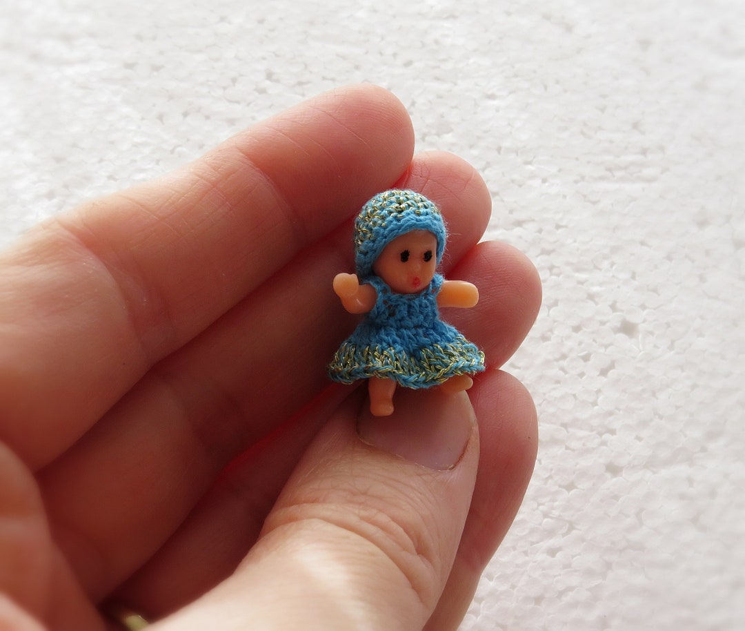 Dolls House Small Baby Doll Miniature Baby Doll 1 Inch Doll Micro Baby ...