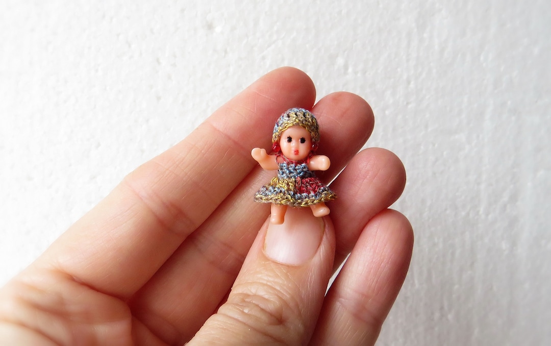 Dolls House Small Baby Doll Miniature Baby Doll 1 Inch Doll Micro Baby ...