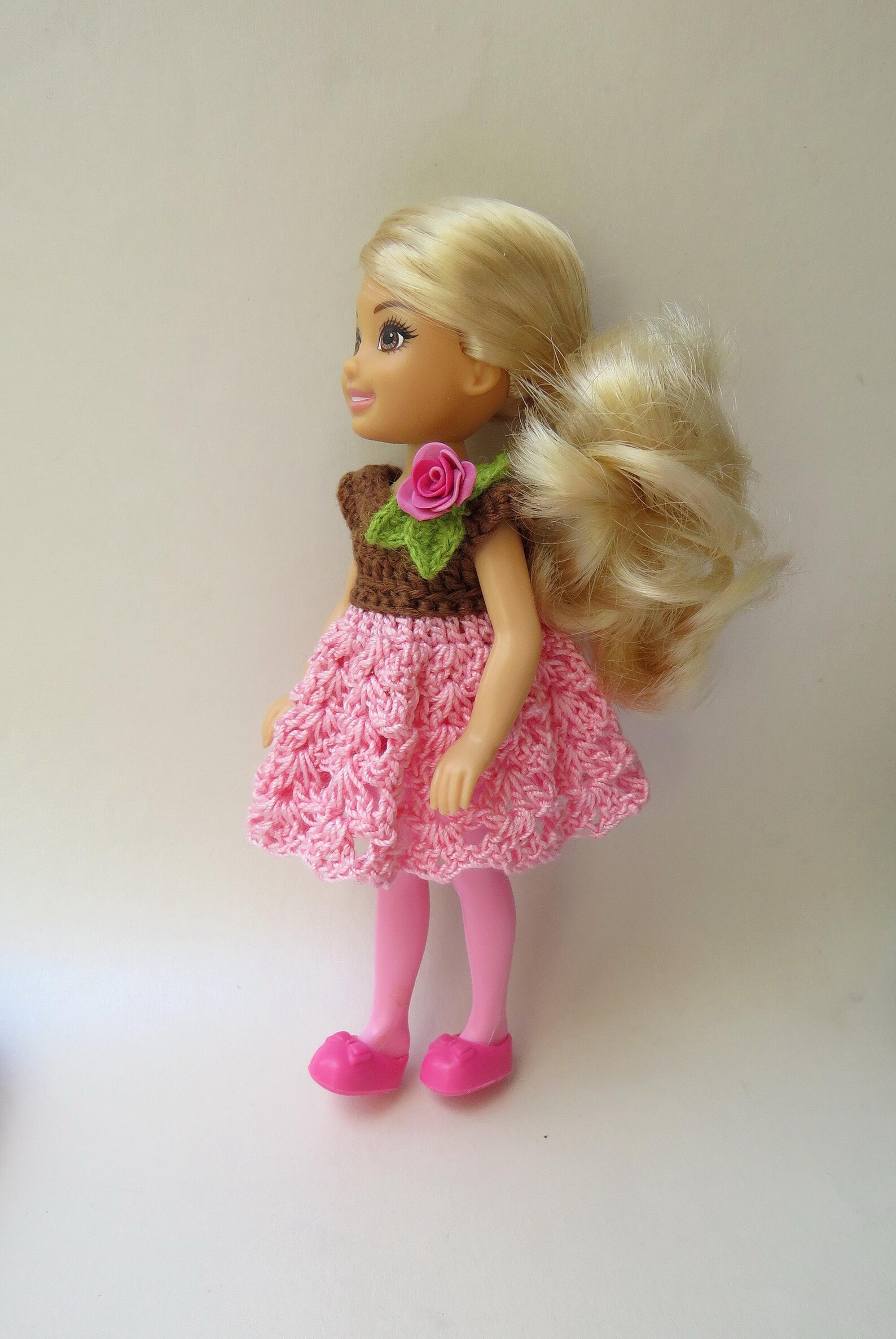 Chelsea Doll Clothes Chelsea Outfit Crochet Pink - Etsy