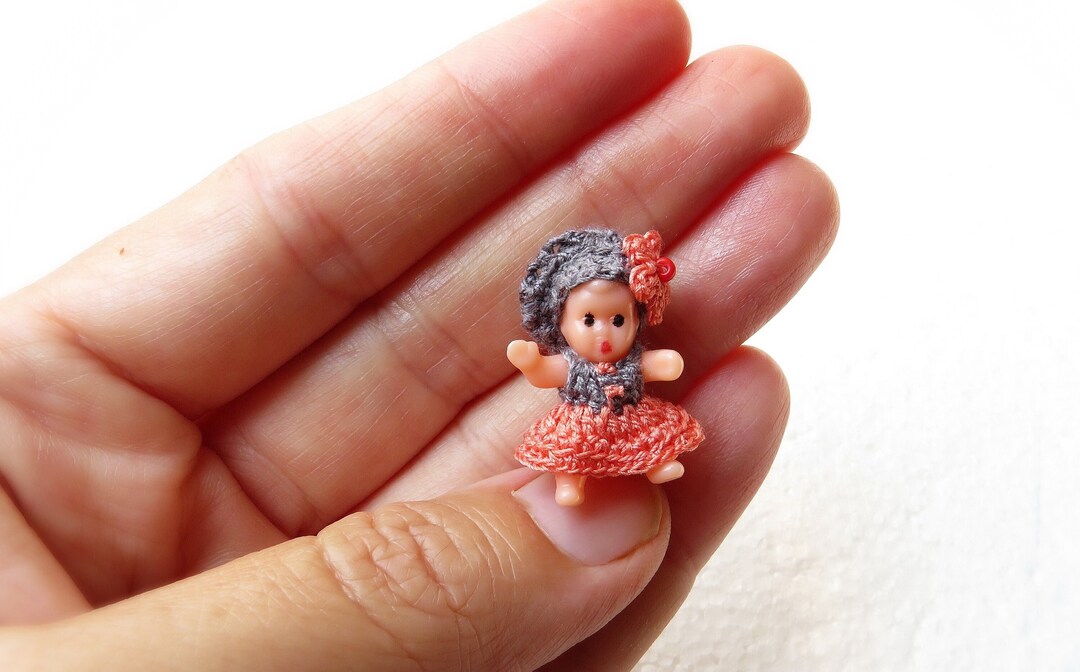 Dolls House Small Baby Doll Miniature Baby Doll 1 Inch Doll Micro Baby ...