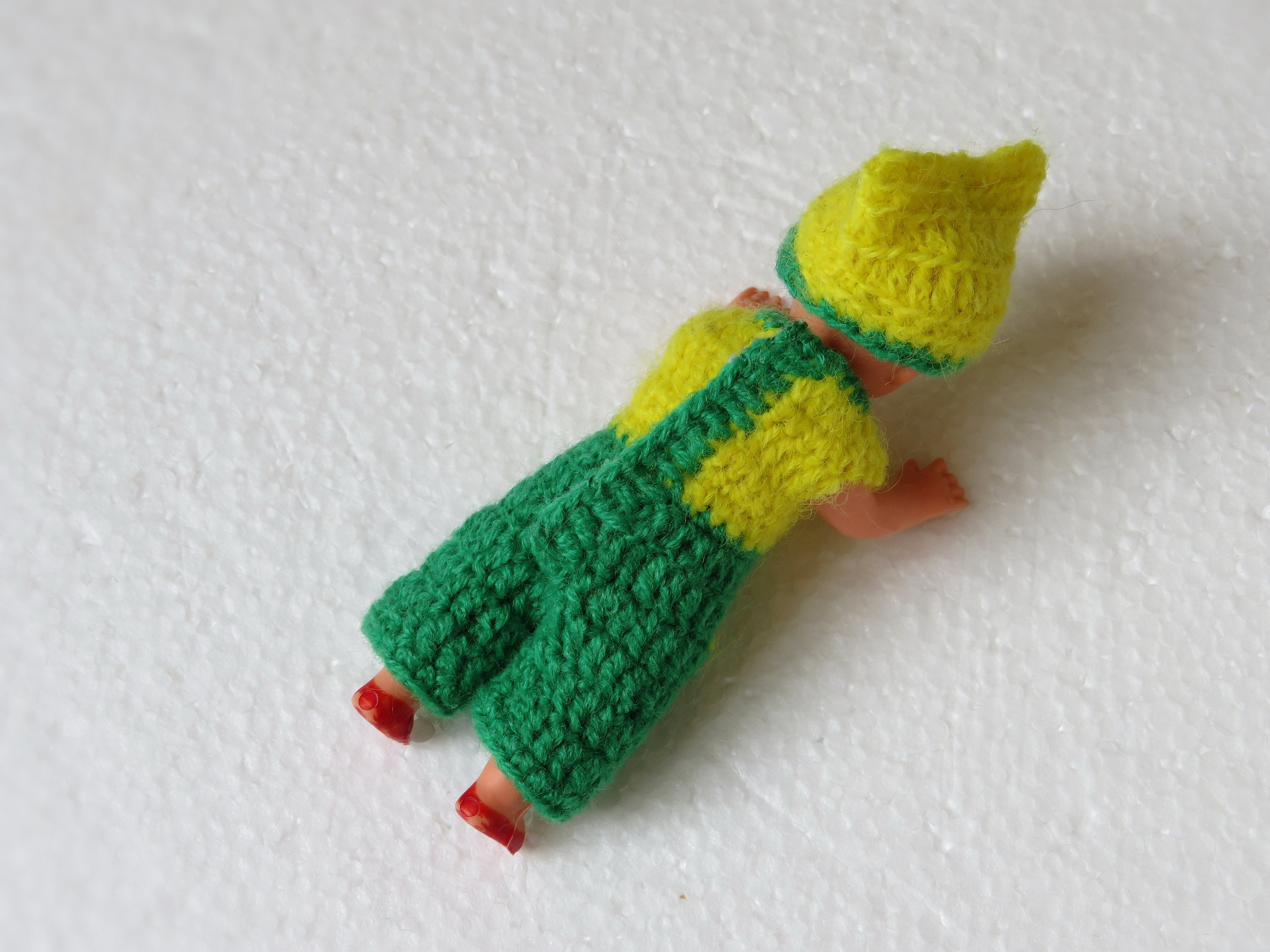 Vintage 3 Inch Rubber Doll Miniature Dollhouse Baby Boy Doll Son Litle ...