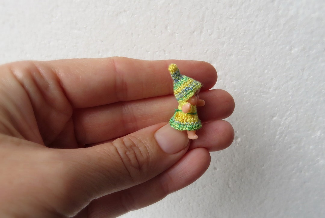Dolls House Small Baby Doll Miniature Baby Doll 1 Inch Doll Micro Baby ...