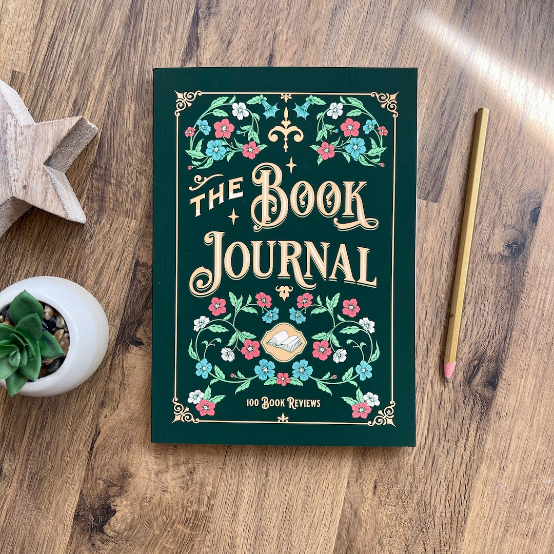 Reading Journal, 100 Review Reading Log Book, Book Lover Gift ...