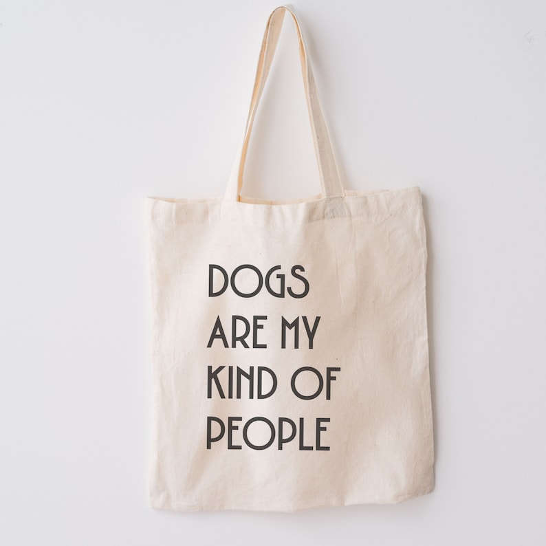 Funny Dog Tote Bag Minimalist Gift for Animal Lover - Etsy