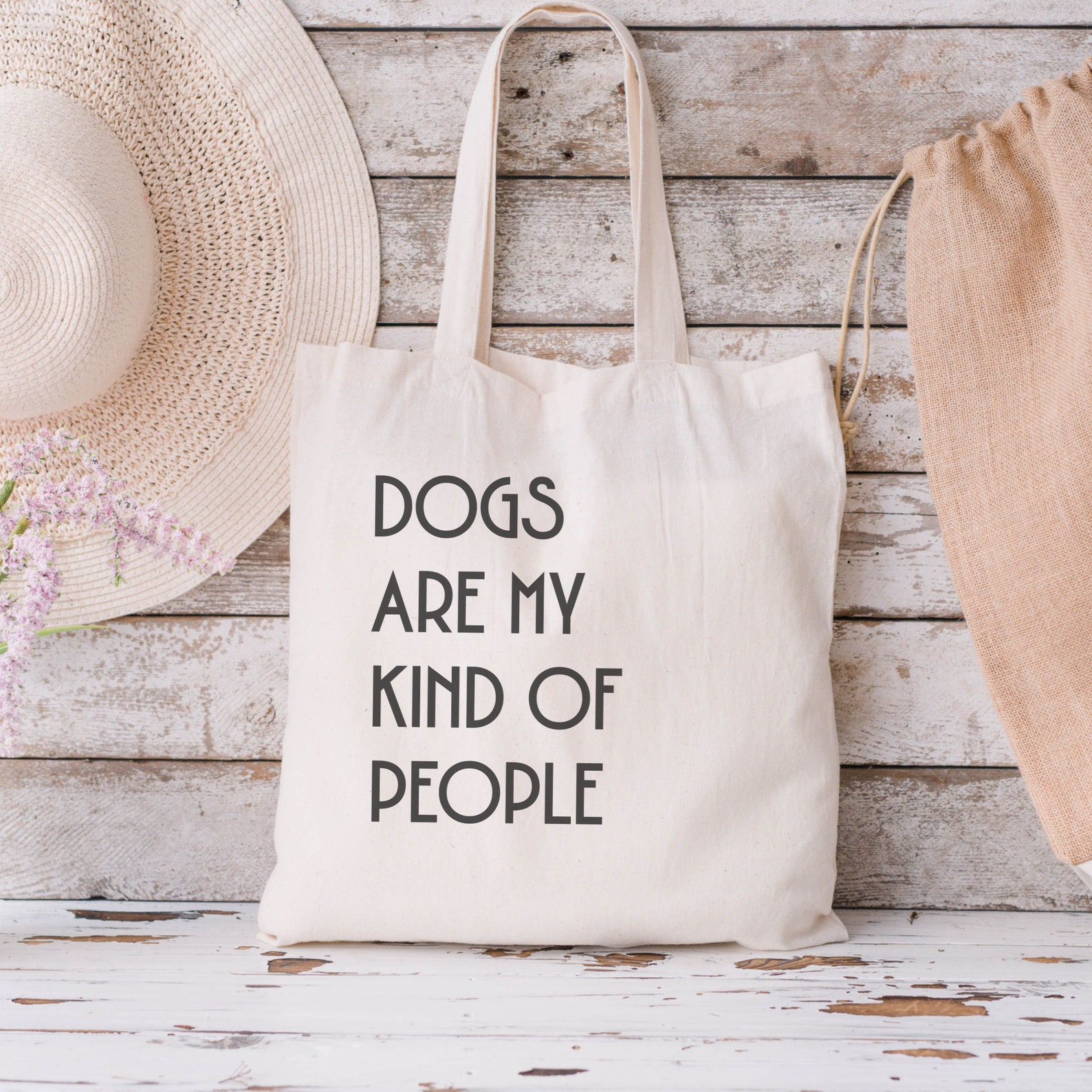 Funny Dog Tote Bag Minimalist Gift for Animal Lover - Etsy
