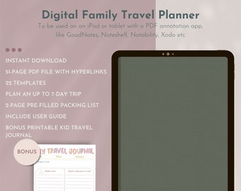 Packing Checklist Goodnotes - Etsy