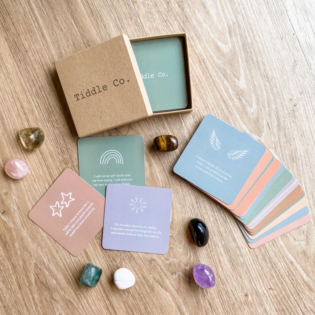 Affirmation Cards - Colour Deck - Etsy Australia