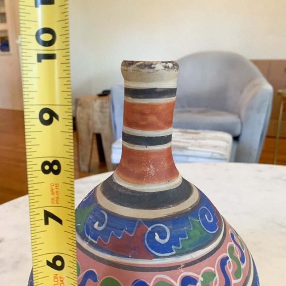 Vintage Pottery Water Jug, Mexican Folk Art - Etsy