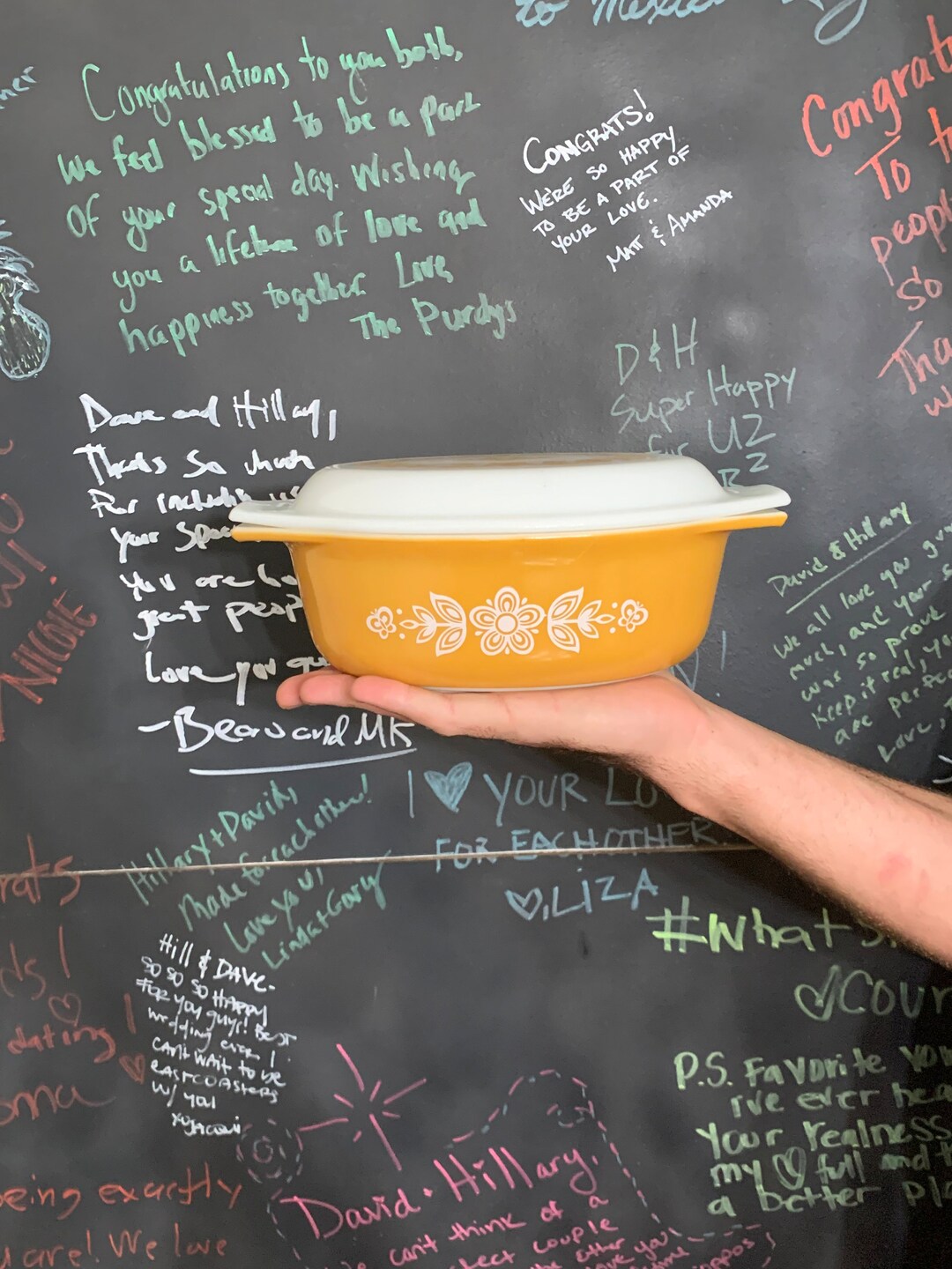 PYREX BUTTERFLY GOLD 043 1 1/2 Qt Casserole Dish With Lid - Etsy