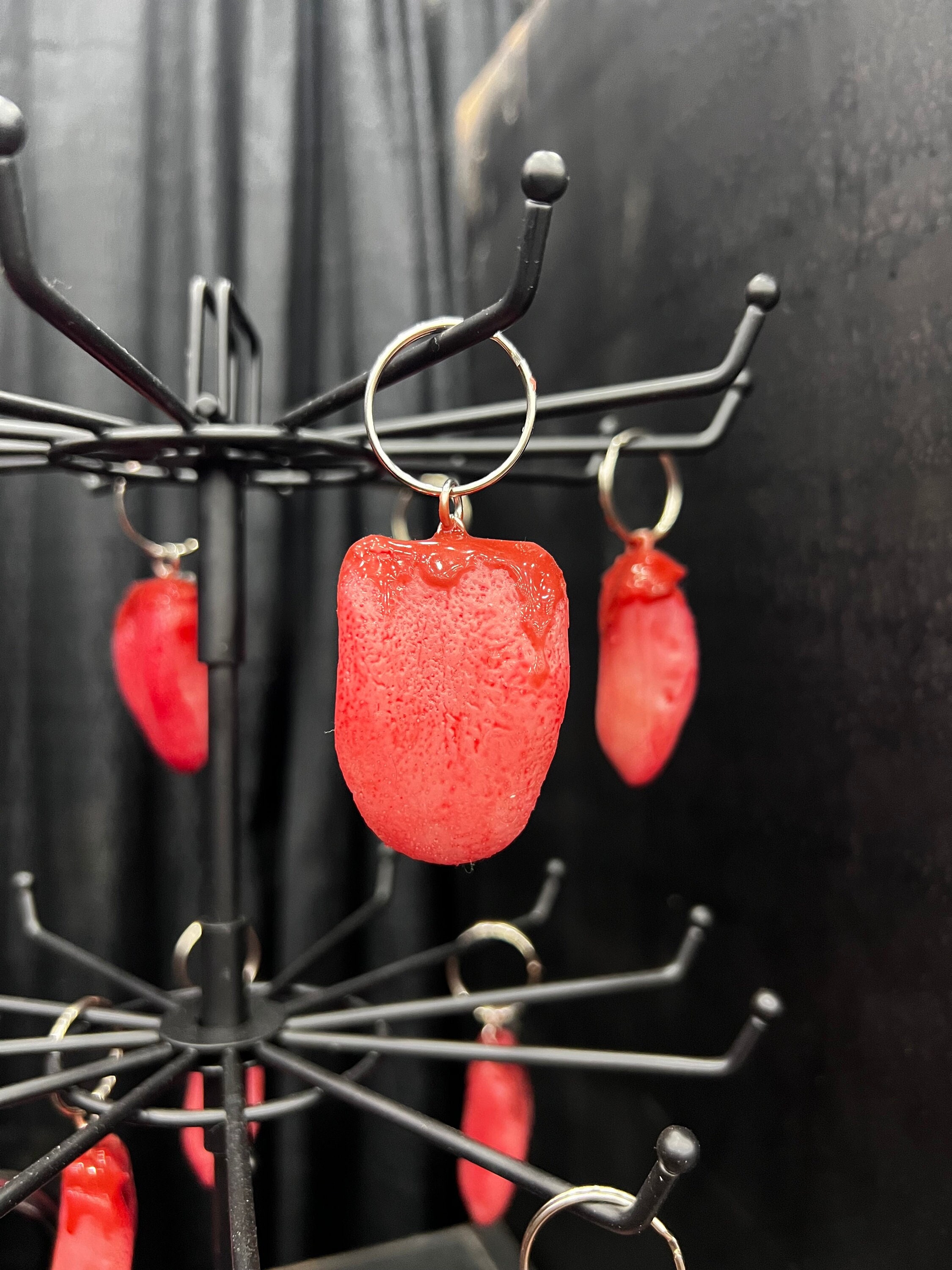 Silicone Tongue Keychain - Etsy