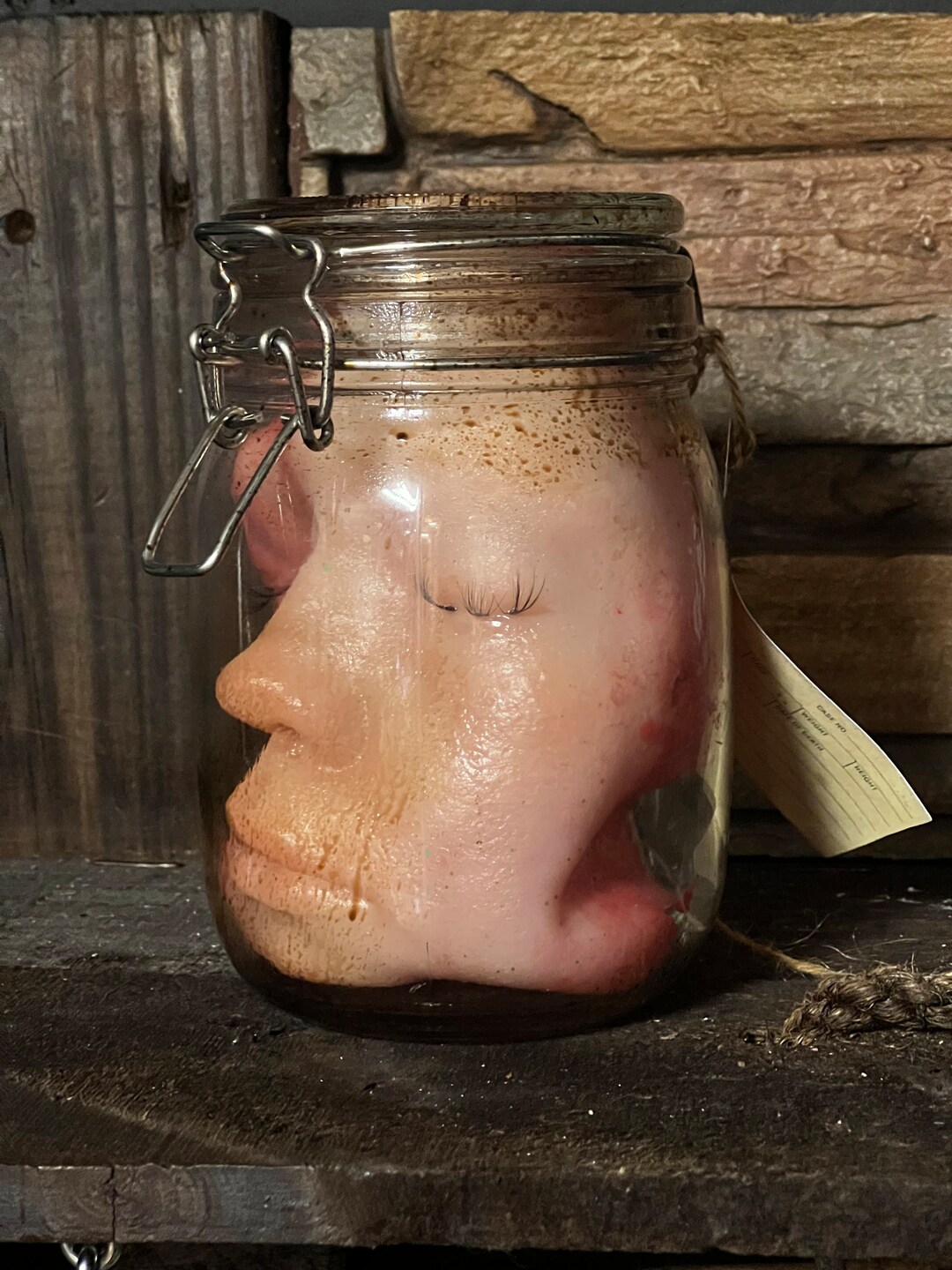 Scary Carry Face in a Jar REPLICA - Etsy