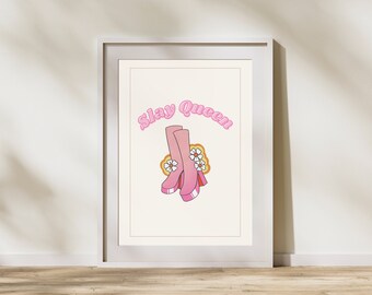 Slay Queen Wall Art - Etsy