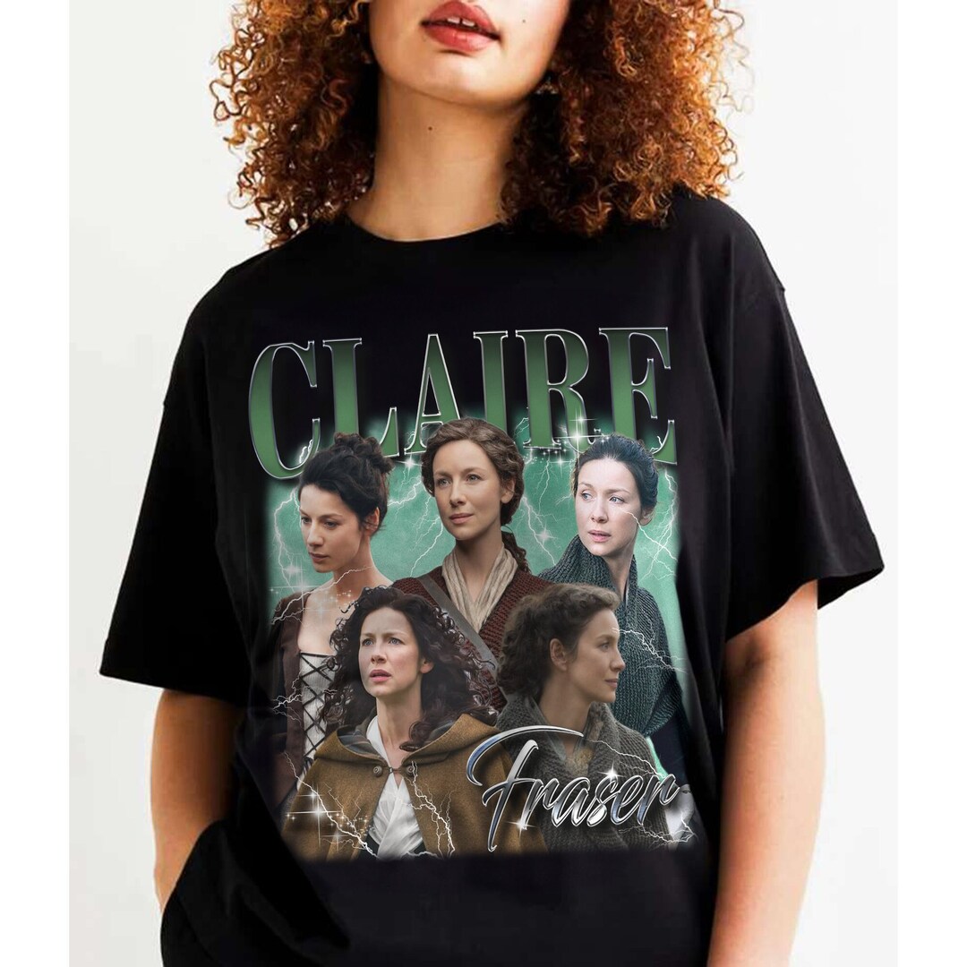 Claire Fraser Outlander Vintage Shirt, Oversized Unisex Retro Tee, Gift ...