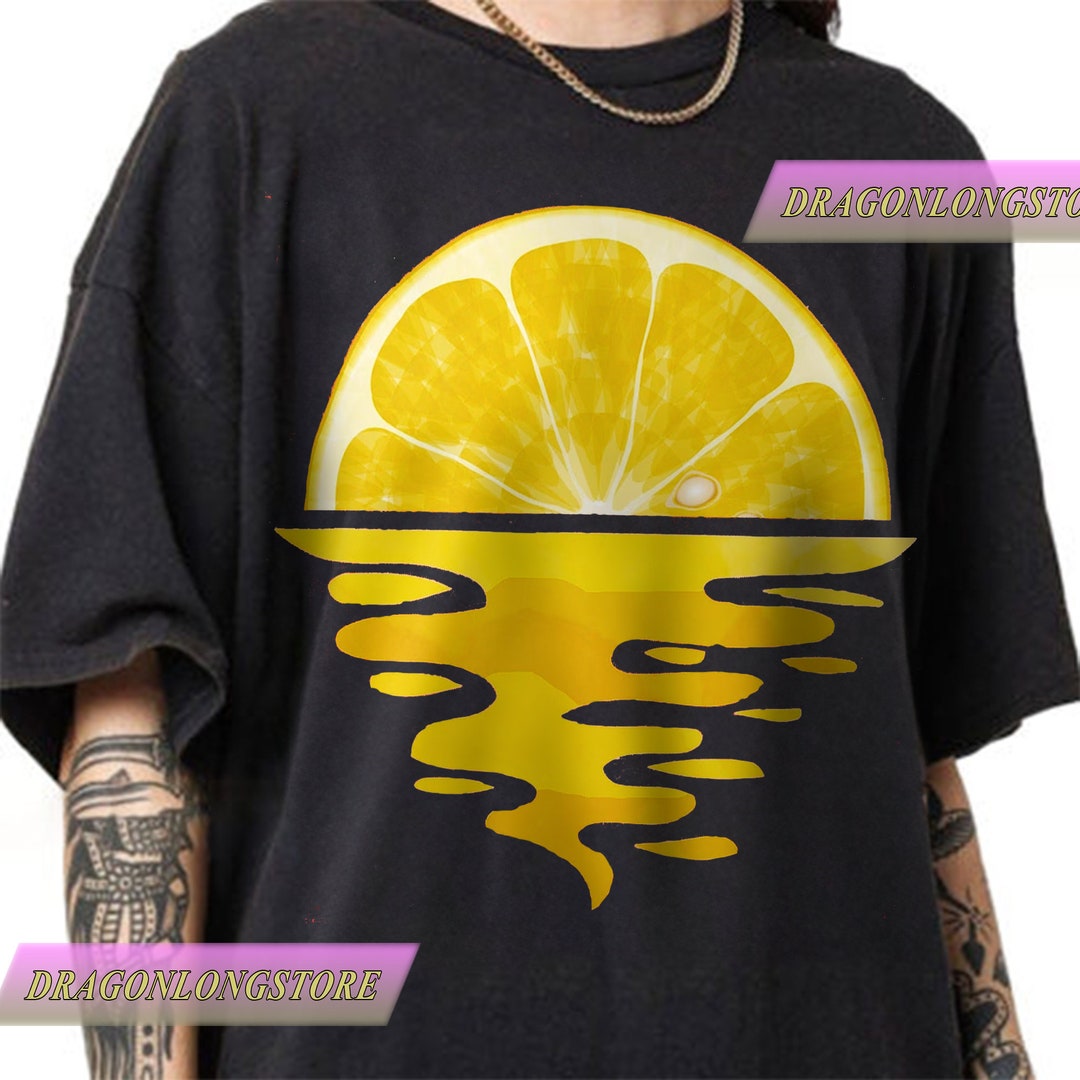 Lemon Shirt, Summer Lemon Tshirt, Botanical Lemon Shirt, Lemon Squeeze ...