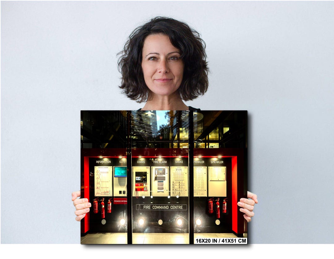 Fire Command Centre Wall Art, Canvas, Acrylic, Metal, Archive Paper ...