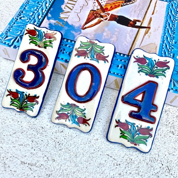 Ceramic House Numbers - Etsy