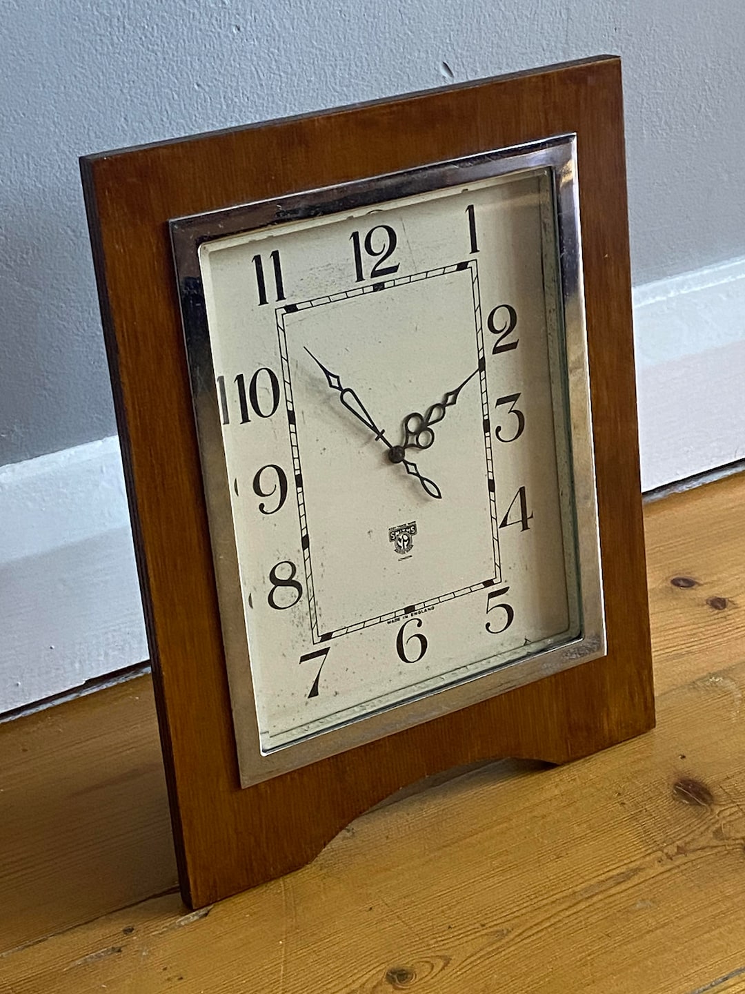 Rare - Smiths Clock London - Antique Large Smiths Railcoach Tram Bus ...