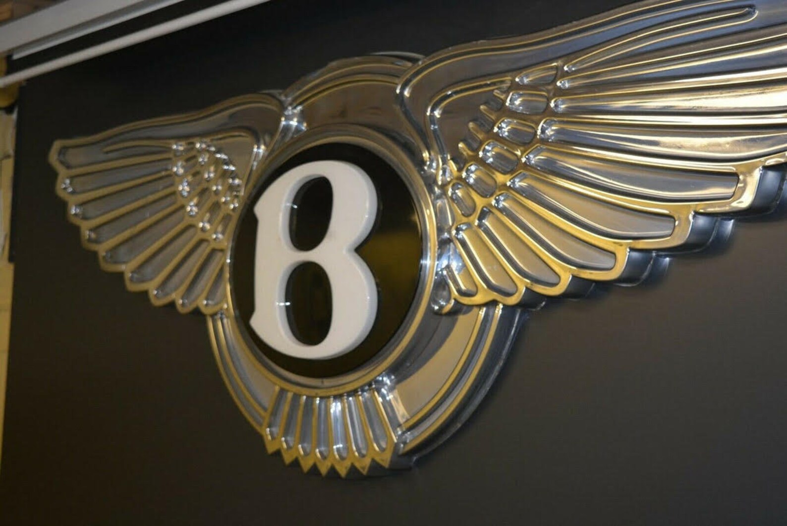 Rare Huge Bentley Main Showroom Advertising Sign Main Dealership ...