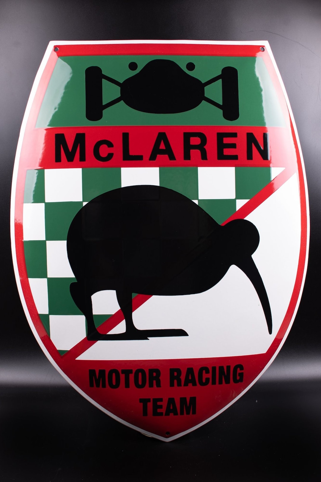Rare Large Mclaren Porcelain Enamel Sign Garage Showroom Advertising ...