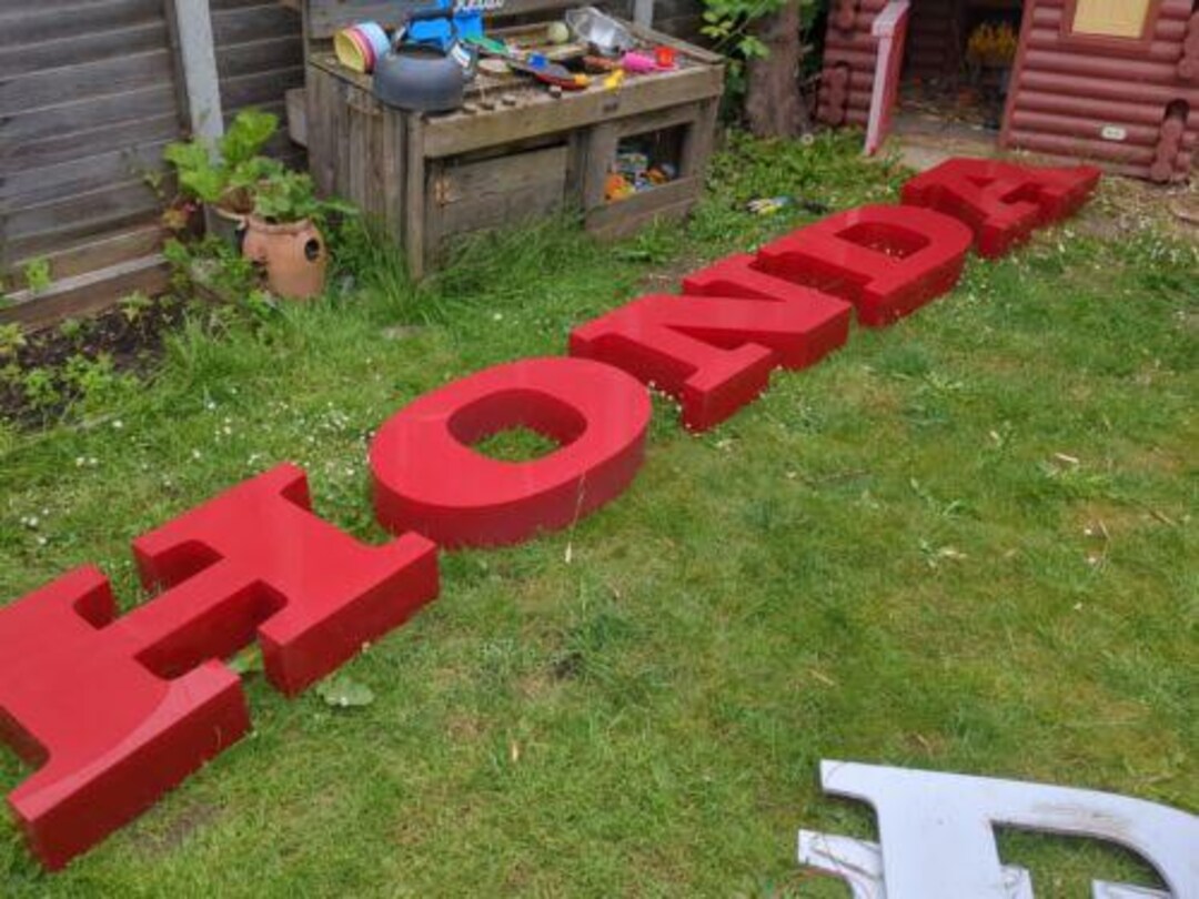 Rare - Huge Vintage Honda Dealership Sign Classic Advertising Wall ...
