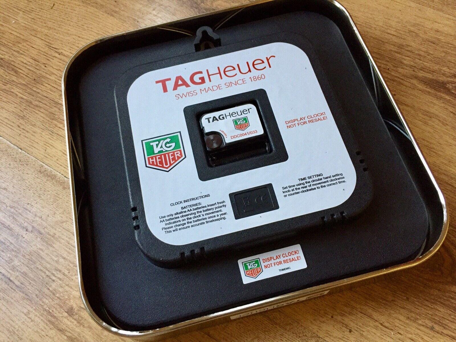 Rare Tag Heuer Monaco Gulf Racing Wall Clock - Limited Edition - Etsy