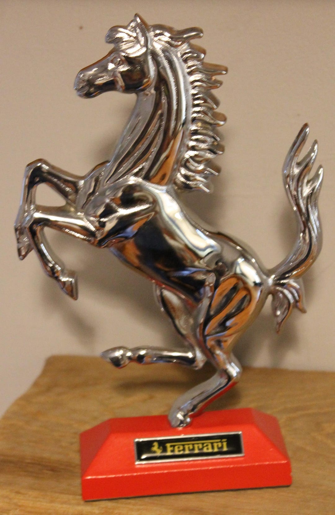 Ferrari Ornament Mascot Statue Showroom Trophy Emblem Scuderia F1 - Etsy