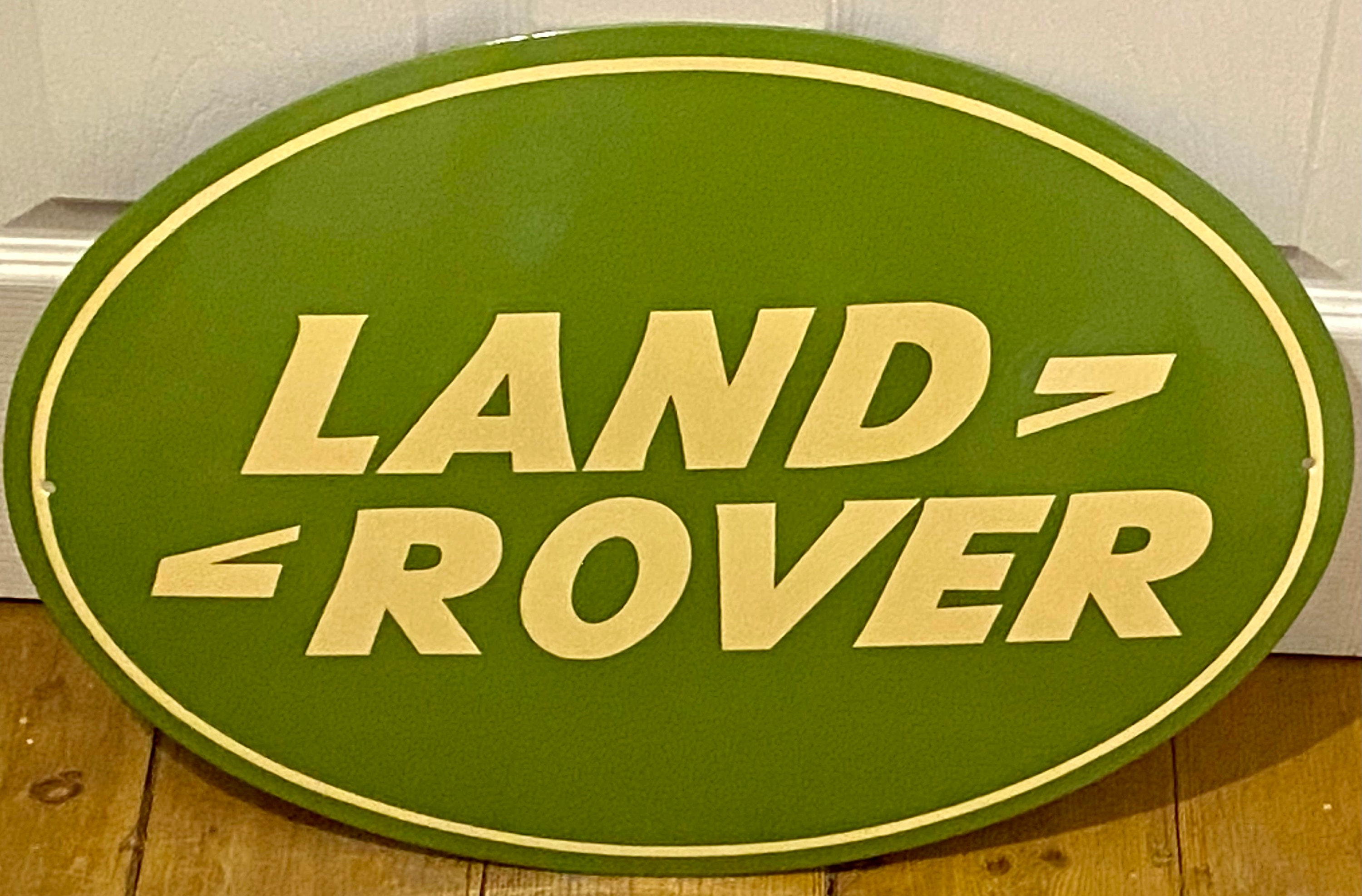 Rare Large Land Rover 4X4 Enamel Dealership Dealer Showroom - Etsy ...