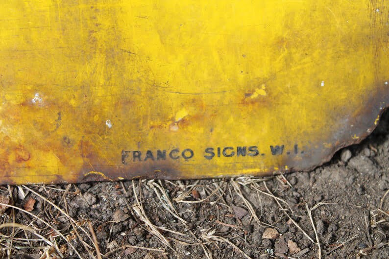 Rare Franco AA Loop-way Enamel Sign Dealership Art Picture - Etsy