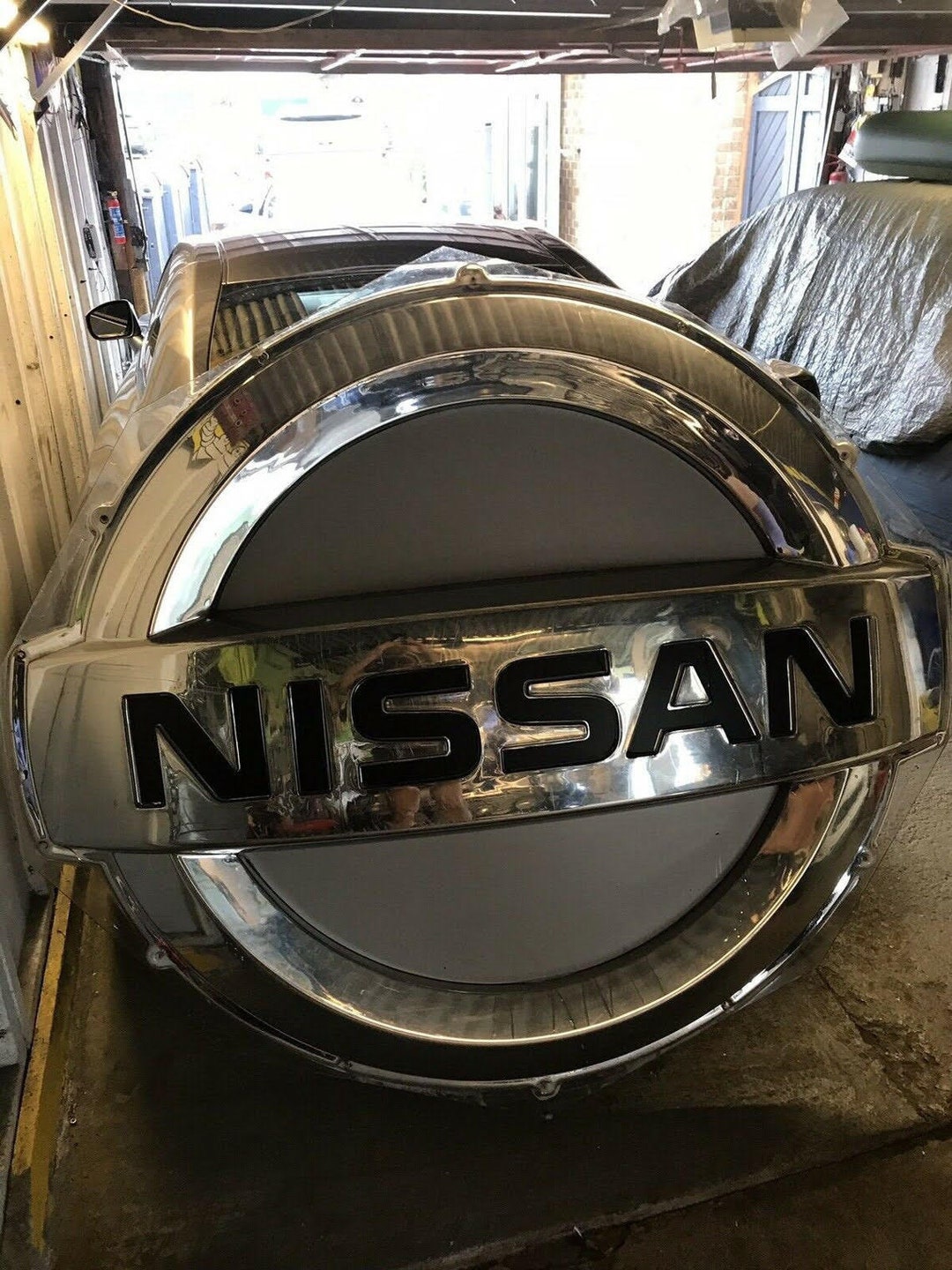 Large Nissan Dealership Sign Classic Advertising Wall Dealer Sign ...