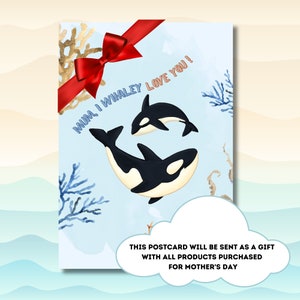 PRINTABLE Whales of the World Wall Art With Mother Day's Gift ...