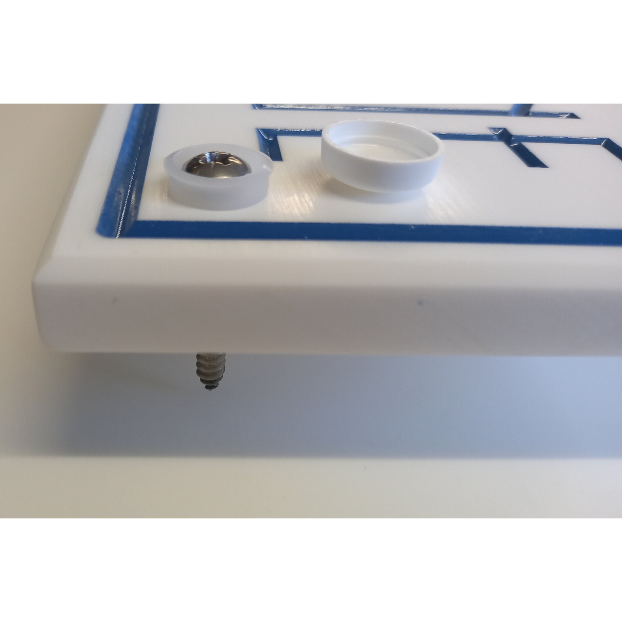 Corian House/ Business Sign Long Rectangle White or Grey 400x48mm ...